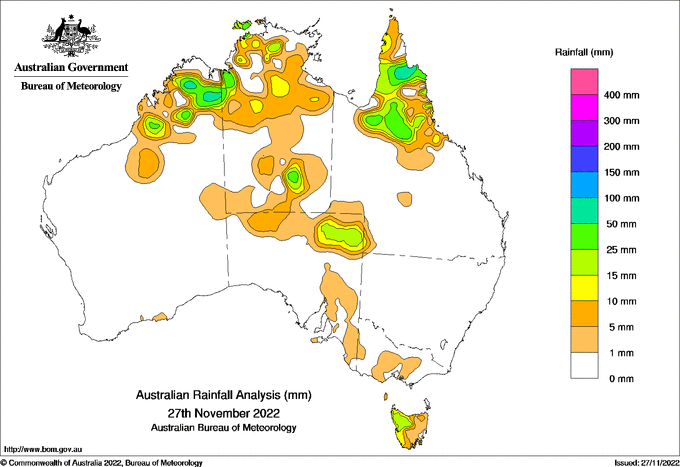 Australian Weather News -- 27 NOV 2022