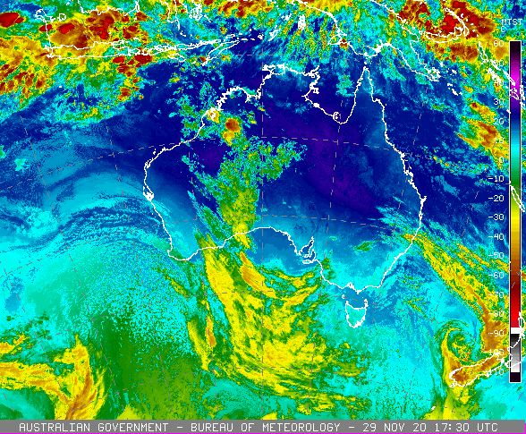 Australian Weather News -- 30 NOV 2020