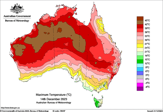 Australian Weather News -- 14 DEC 2023